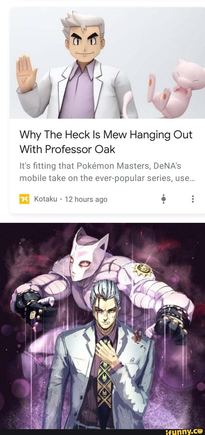 Why The Heck Is Mew Hanging Out With Professor Oak It's fitting that ...