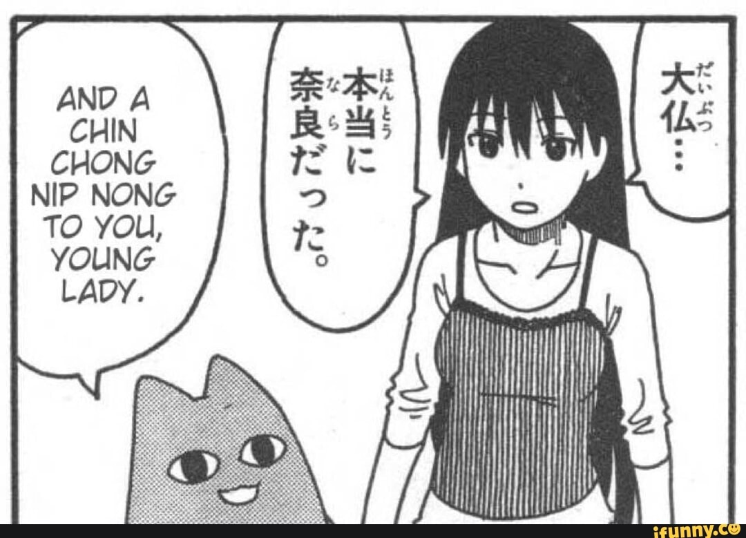 AND A CHIN CHONG NIP NONG TO you, yoLING LADY