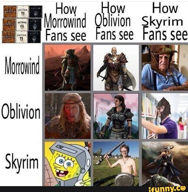 Funny Oblivion Memes
