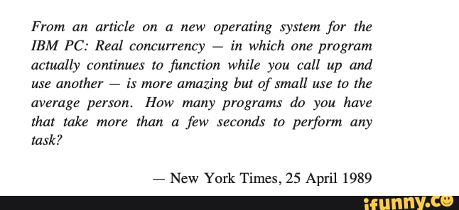 Concurrency memes. Best Collection of funny Concurrency pictures on iFunny