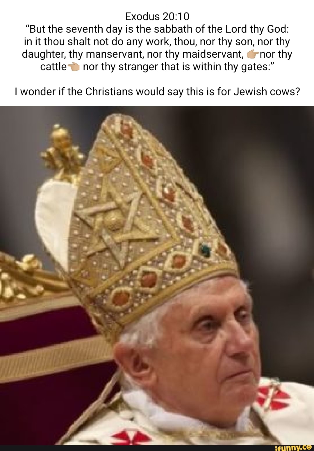 Exodus "But the seventh day is the sabbath of the Lord thy God: in it ...