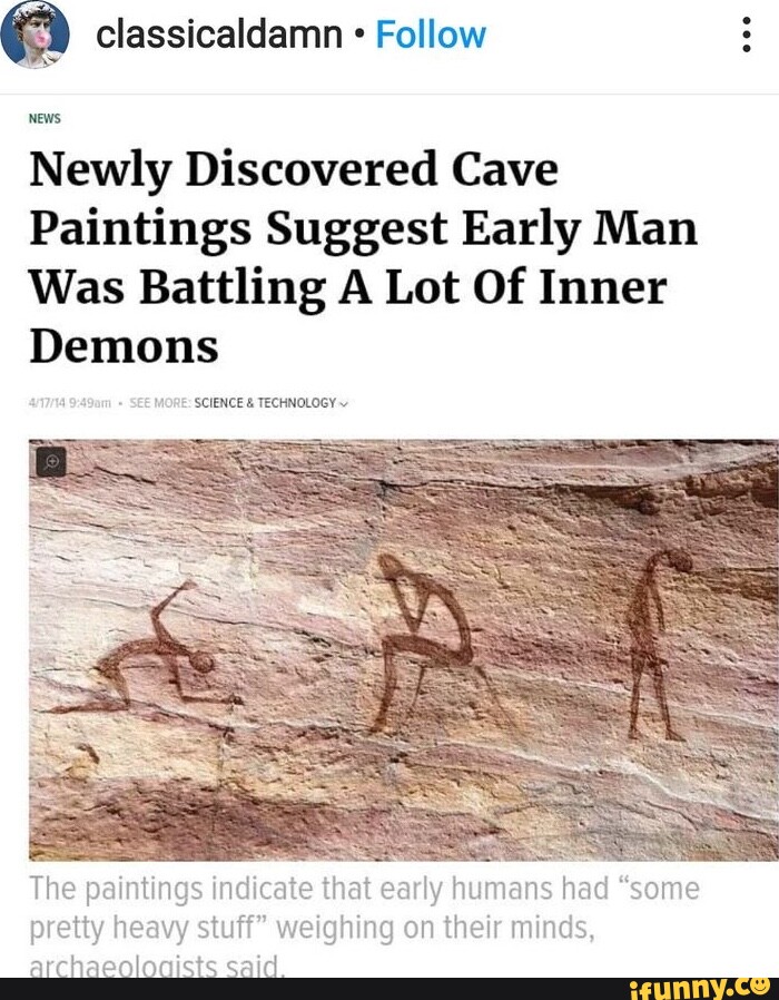 NEWs classicaldamn Follow Newly Discovered Cave Paintings Suggest Early ...