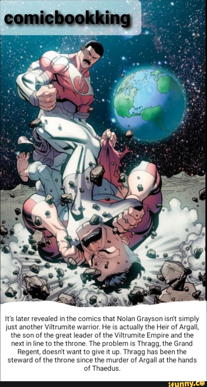 It's later revealed in the comics that Nolan Grayson isn't simply just ...