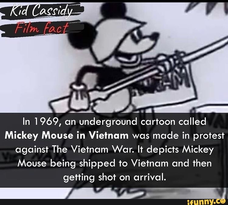 Kid Cas idy ilm fac In 1969, an underground cartoon called Mickey Mouse ...