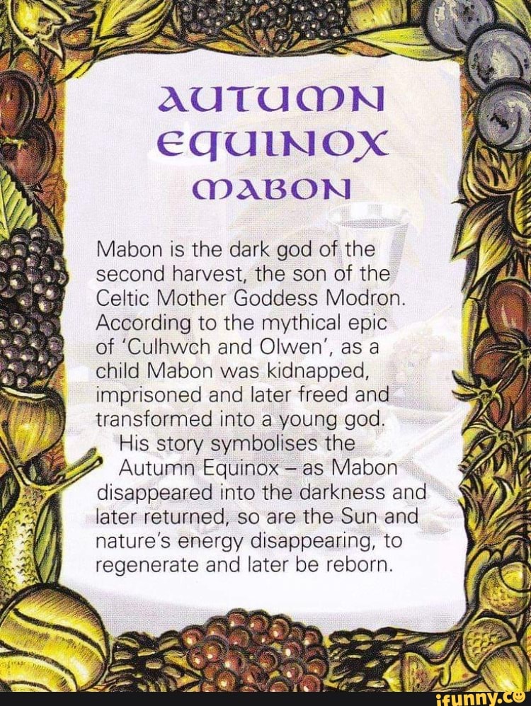 Mabon memes. Best Collection of funny Mabon pictures on iFunny
