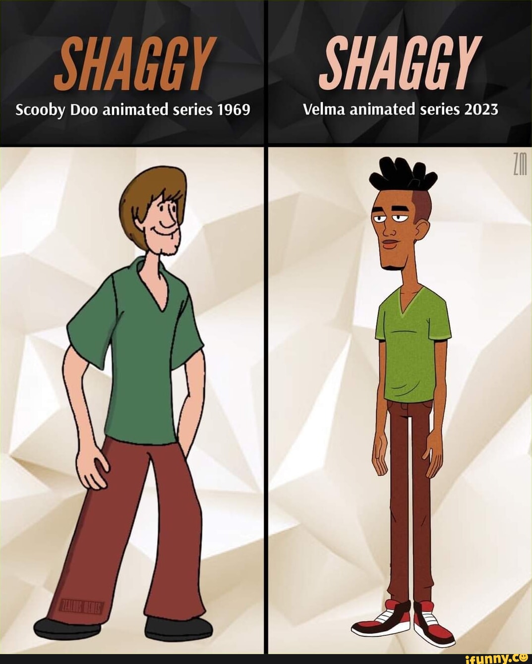 SHAGGY SHAGGY Scooby Doo animated series 1969 Velma animated series ...