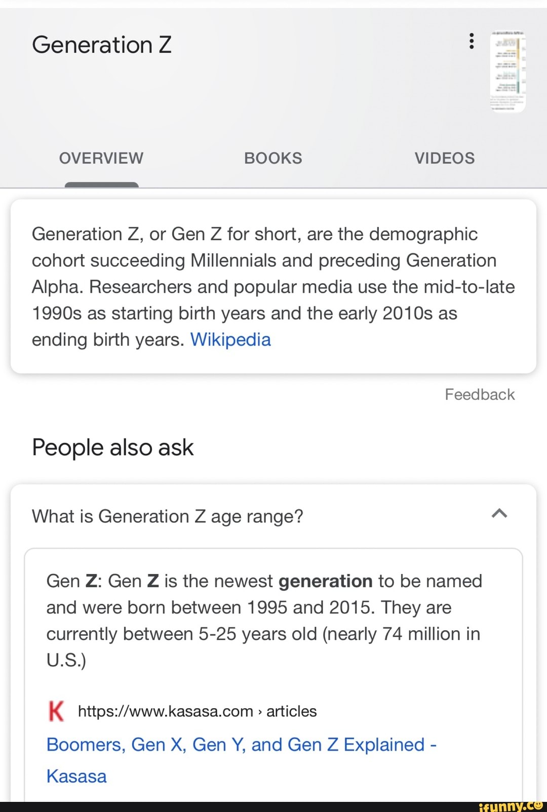 Generation Z OVERVIEW BOOKS VIDEOS Generation Z, or Gen Z for short ...