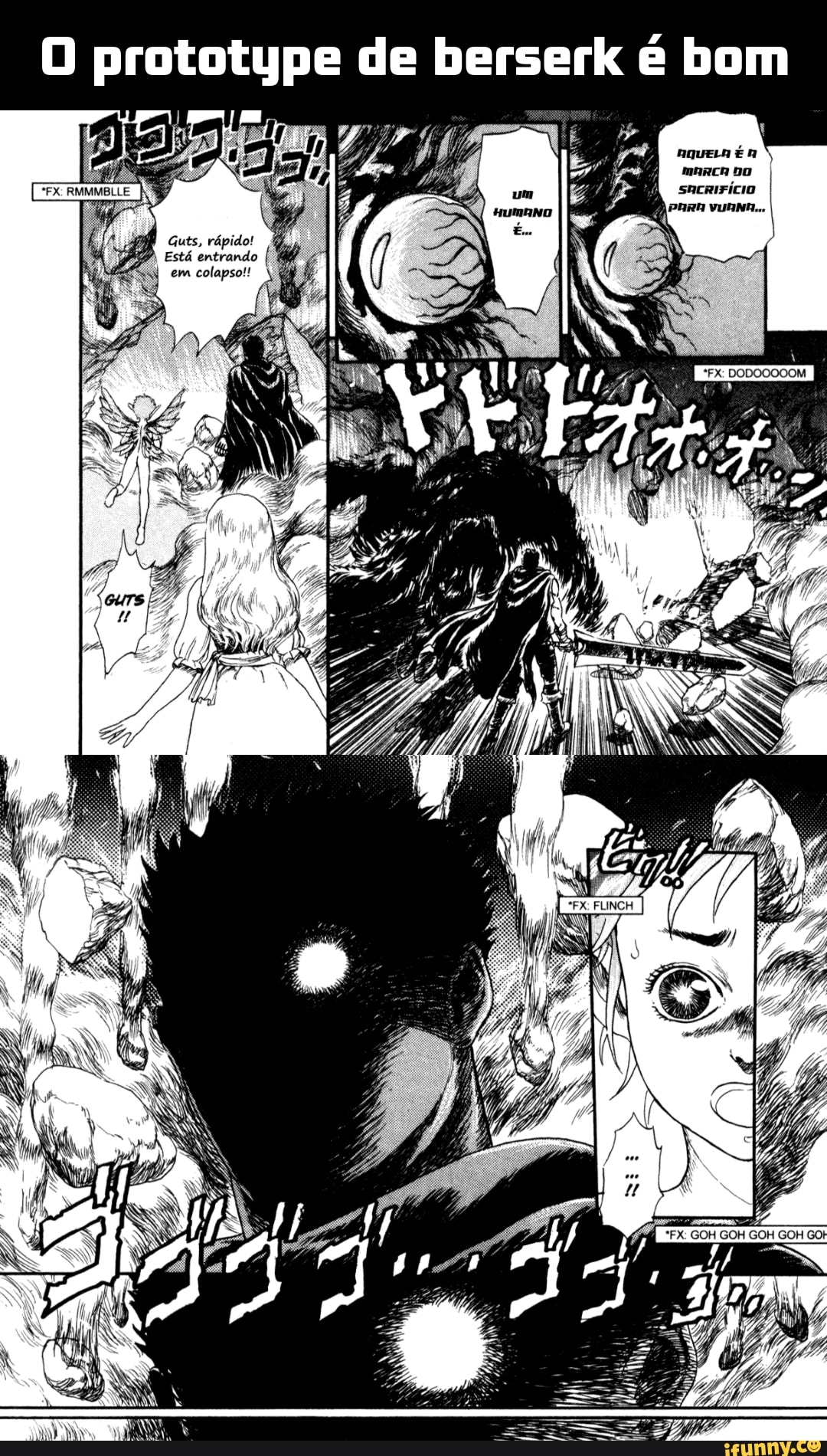 O prototype de berserk é bom maRCADO sacRiFício Guts, rápido! Está ...