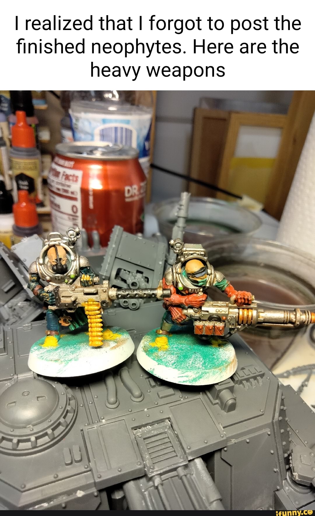I realized that I forgot to post the finished neophytes. Here are the ...