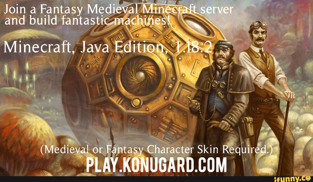 Join a Fantasy Medieval Minecraft server and build fantastic machines ...