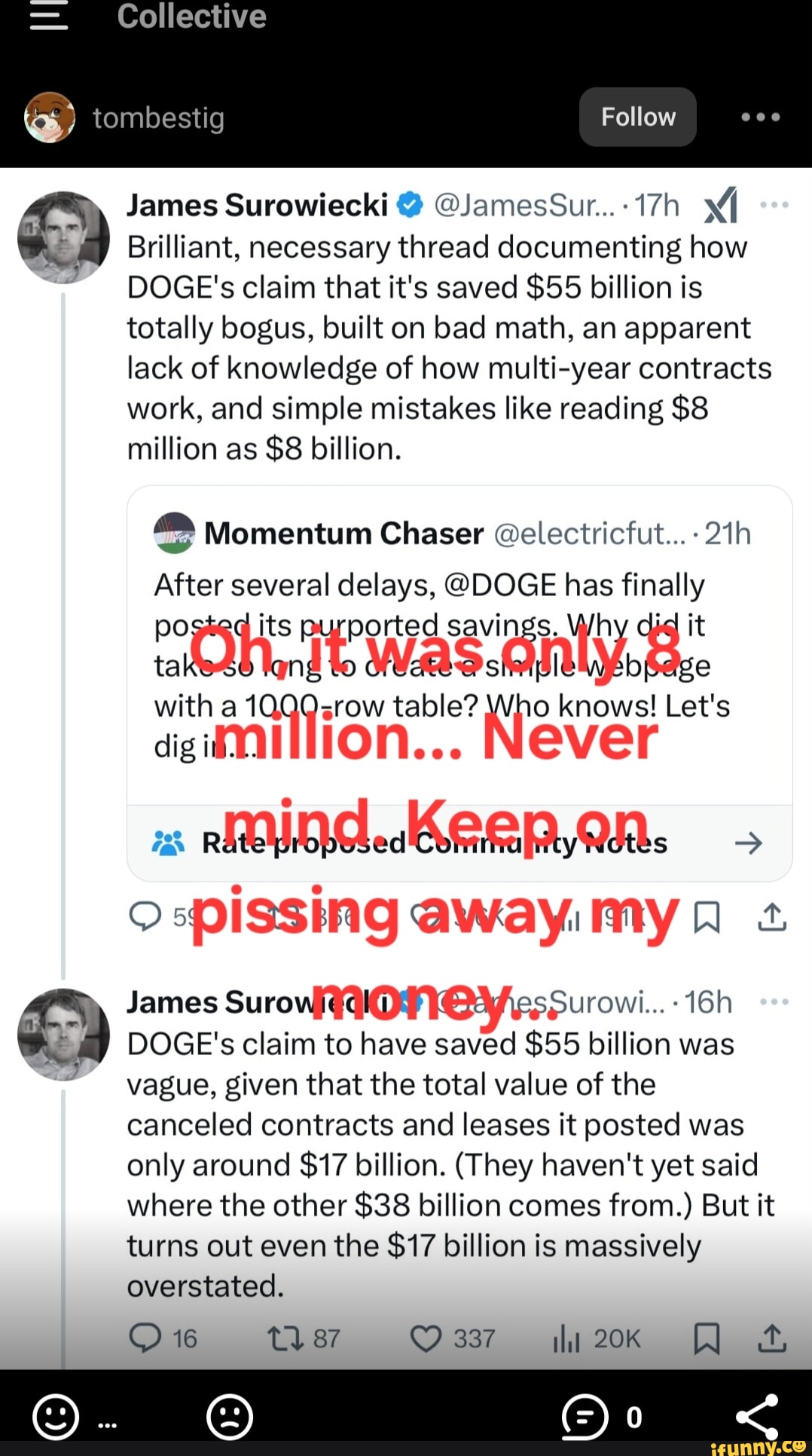 Collective tombestig Follow Brilliant, necessary thread documenting how ...