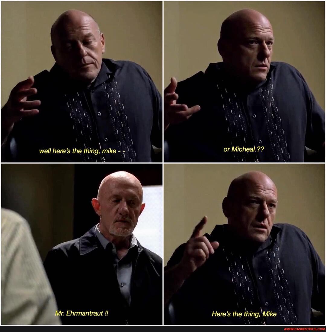 well here's the thing, mike - \ \ tA \ Here's the thing, Mike Vir ...