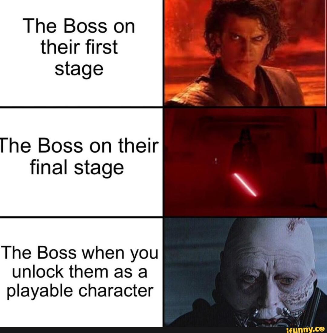 The Boss on their first stage he Boss on their final stage The Boss ...