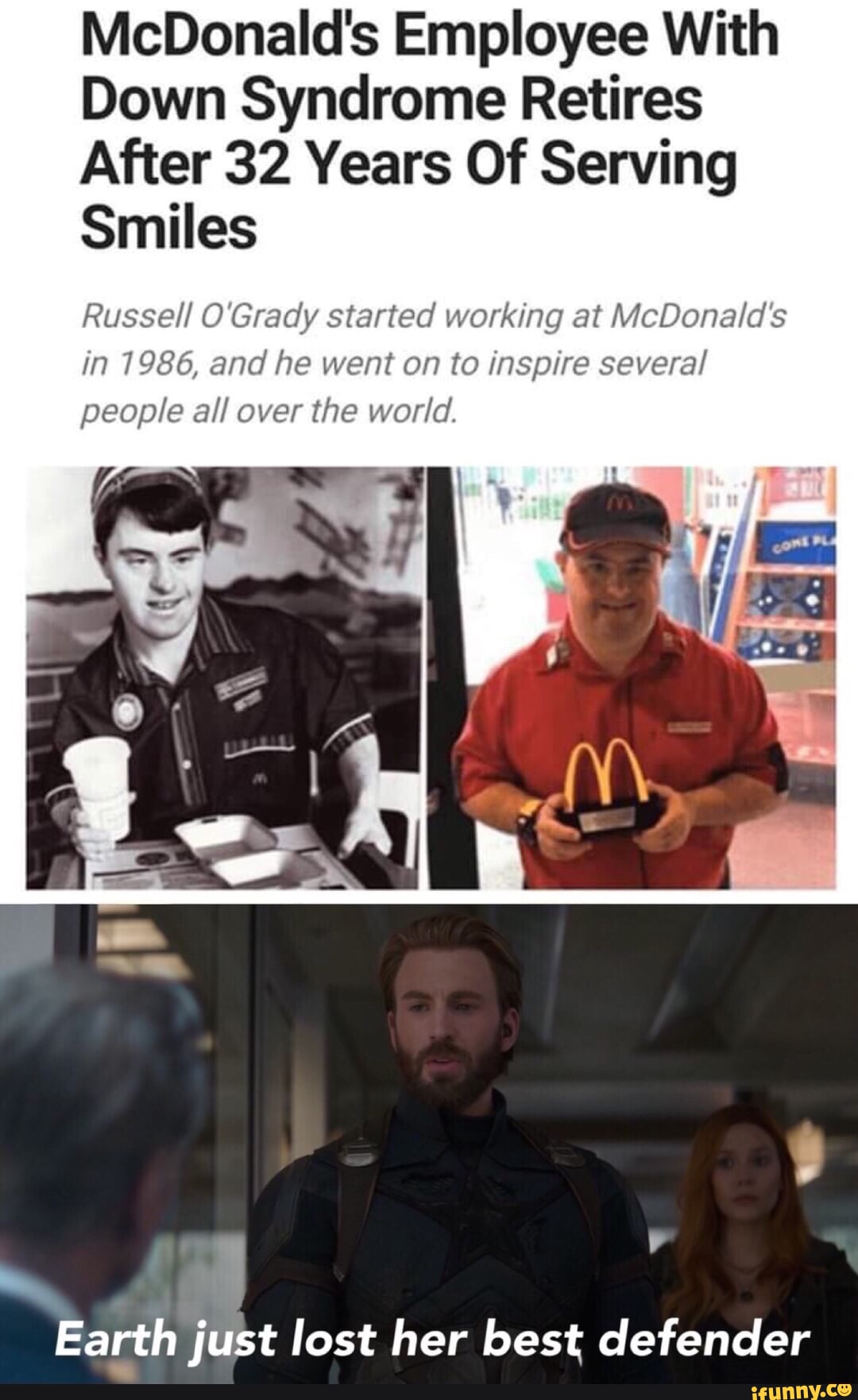 McDonald's Employee With Down Syndrome Retires After 32 Years Of ...