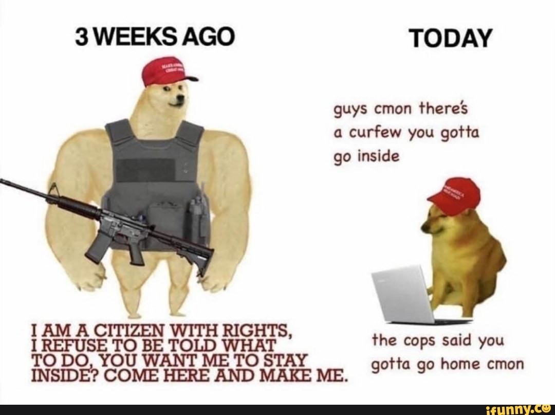 Guys cmon theres curfew you gotta go inside À IAM A CITIZEN WITH RIGHTS ...