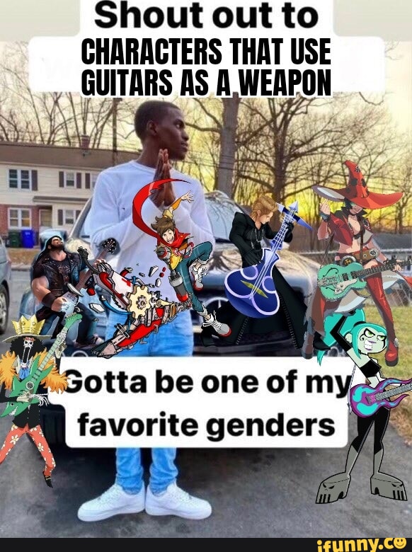 CHARACTERS THAT USE _ GUITARS AS A. WEAPON sotta one of favorite ...