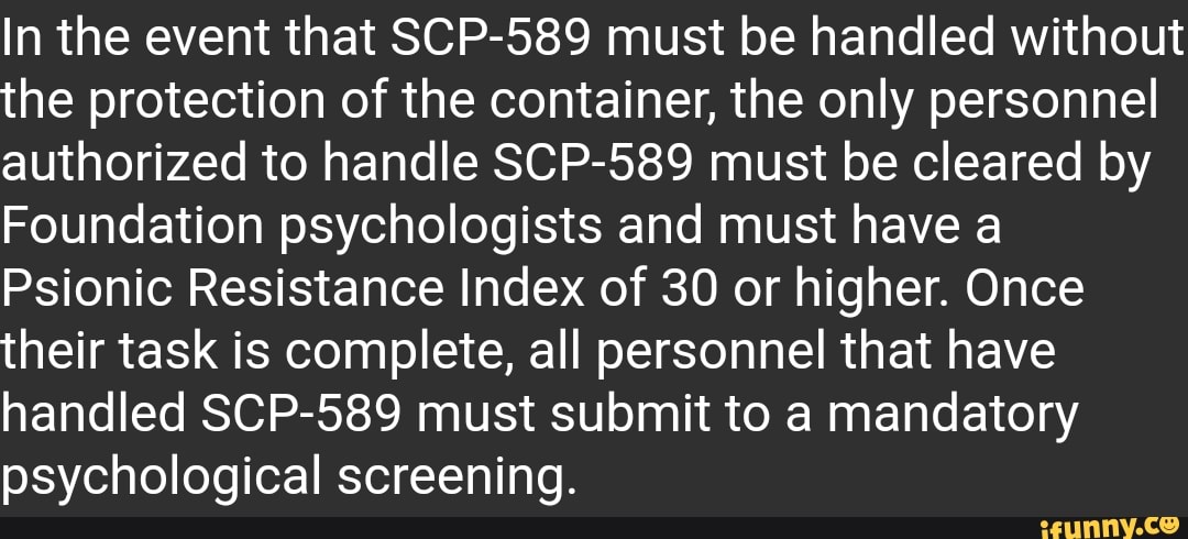 Scp589 memes. Best Collection of funny Scp589 pictures on iFunny