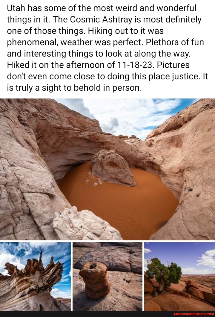 Utah has some of the most weird and wonderful things in it. The Cosmic ...