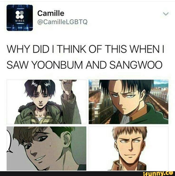 WHY DID I THINK OF THIS WHEN I SAW YOONBUM AND SANGWOO - iFunny