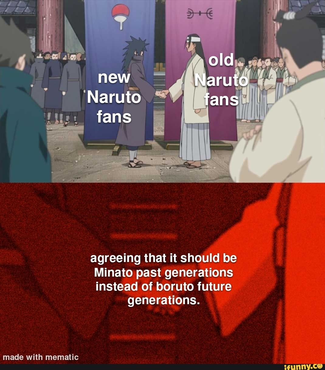 Old new Naruto Naruto fans fans agreeing that it should be Minato past ...