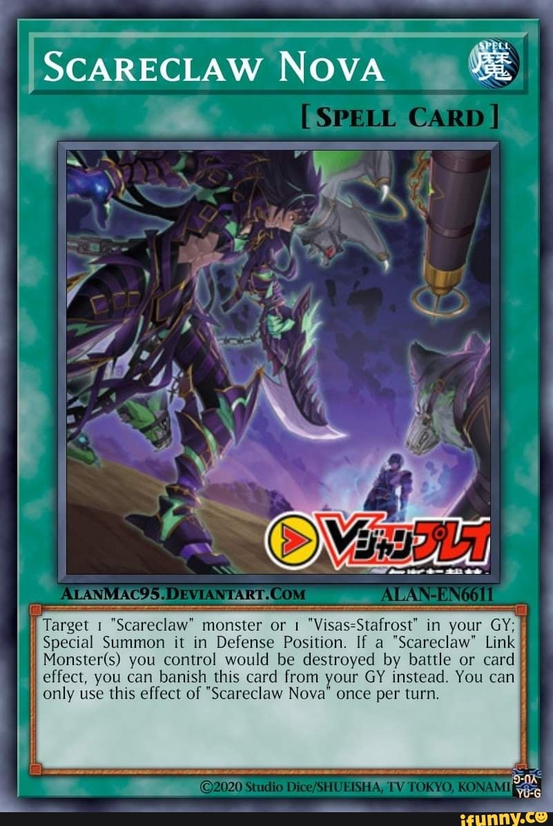 SCARECLAW Nova [SPELL CARD] SSS ALANEENGOII Target 1 "Scareclaw ...
