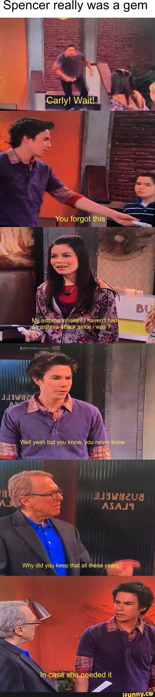 Spencer really was gem You forgot this" Well yeah but you know, you ...