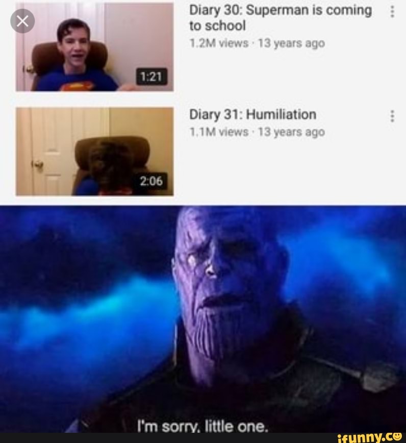 Diary 30: Superman is coming to school ago al Diary 31: Humiliation ago ...