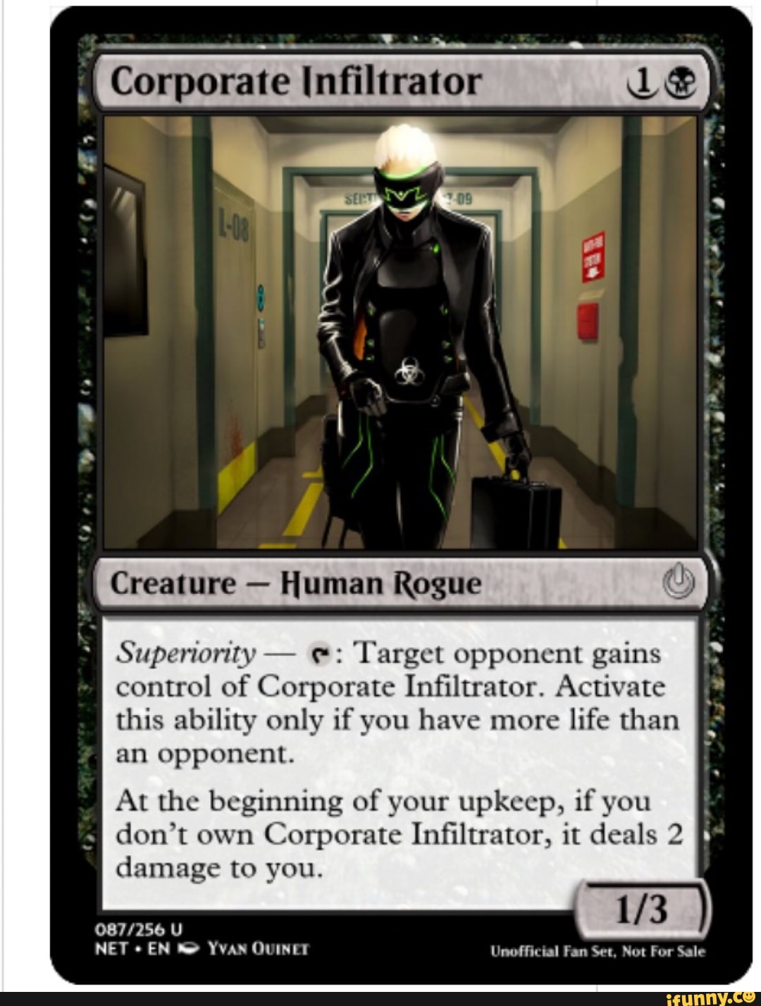 4 Corporate Infiltrator I Creature Human Rogue Superiority Target ...