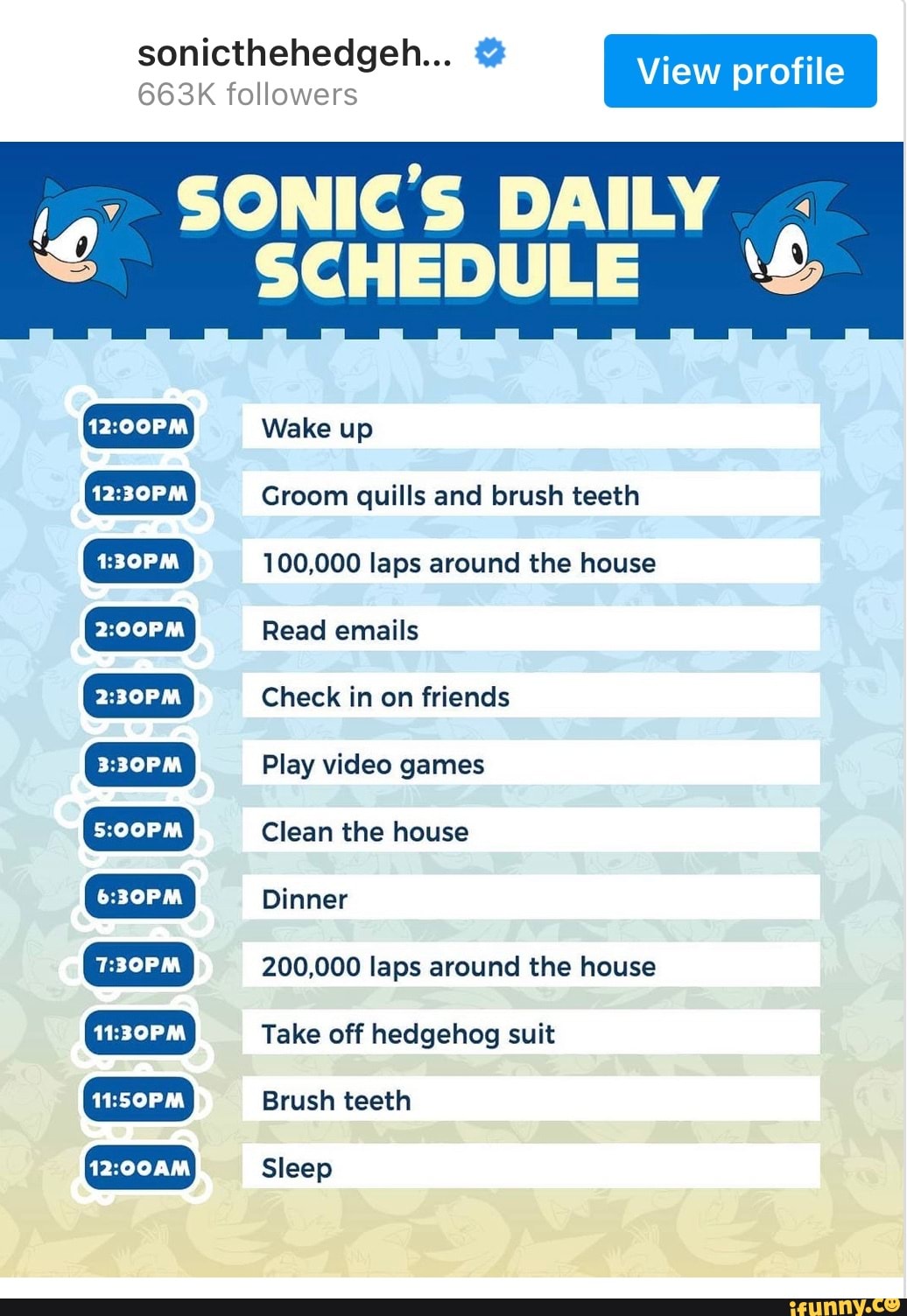 Sonicthehedgeh... 663K followers sonicthehedgelh... View profile SONICS ...