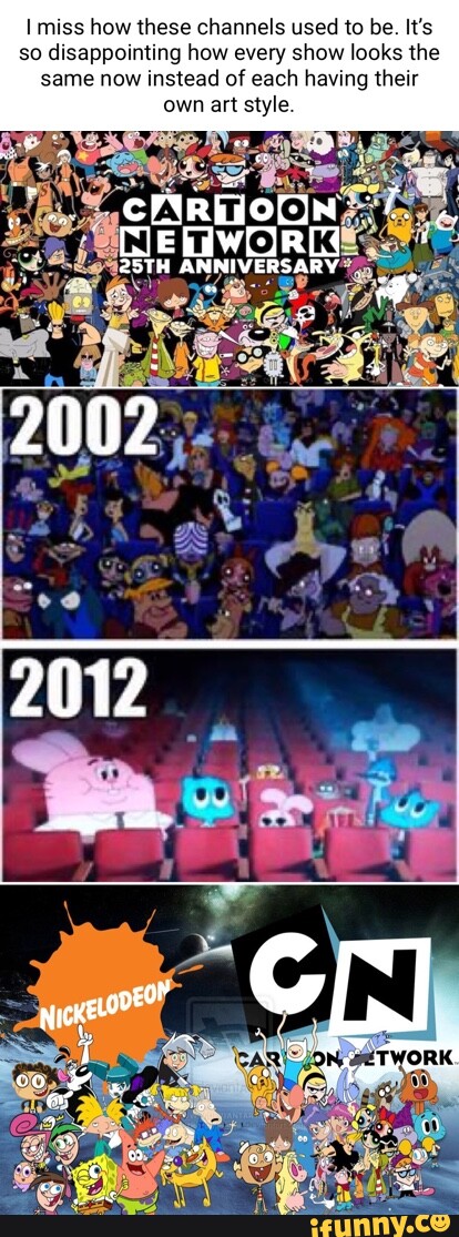 Nickelodeon Cartoons Then And Now