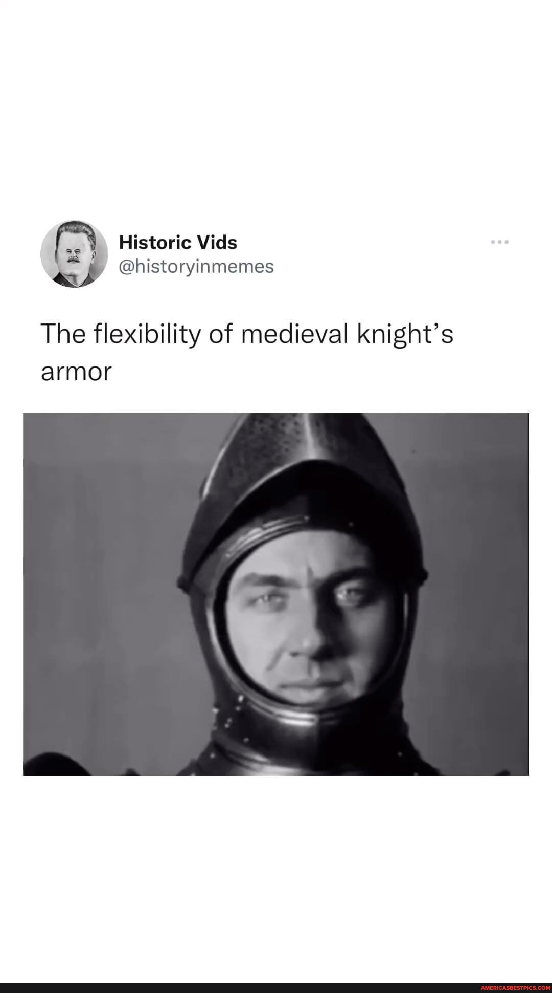 Historic Vids @historyinmemes The flexibility of medieval knight's ...
