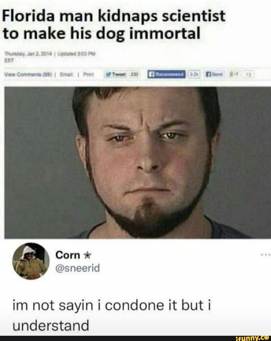 Florida man kidnaps scientist to make his dog immortal I Comment I I im ...