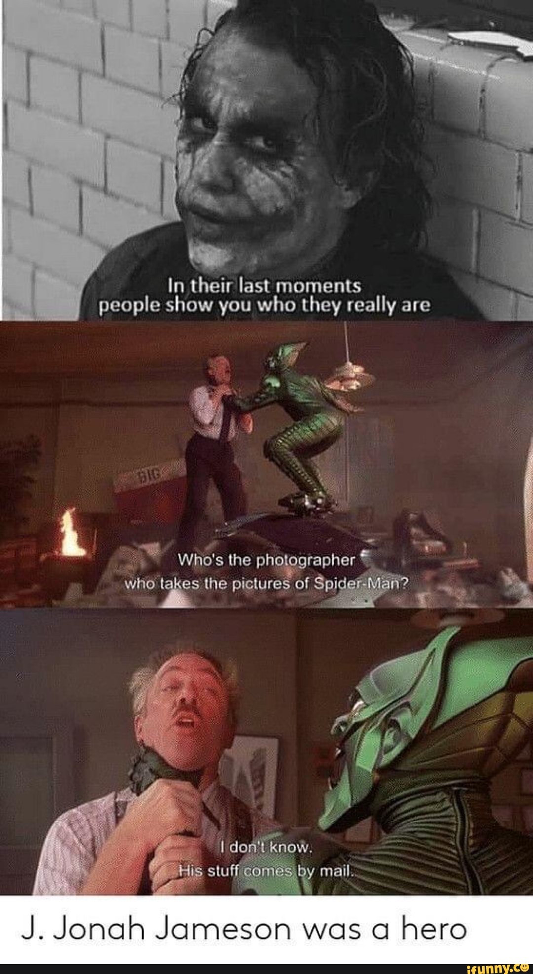 J Jonah Jameson Meme