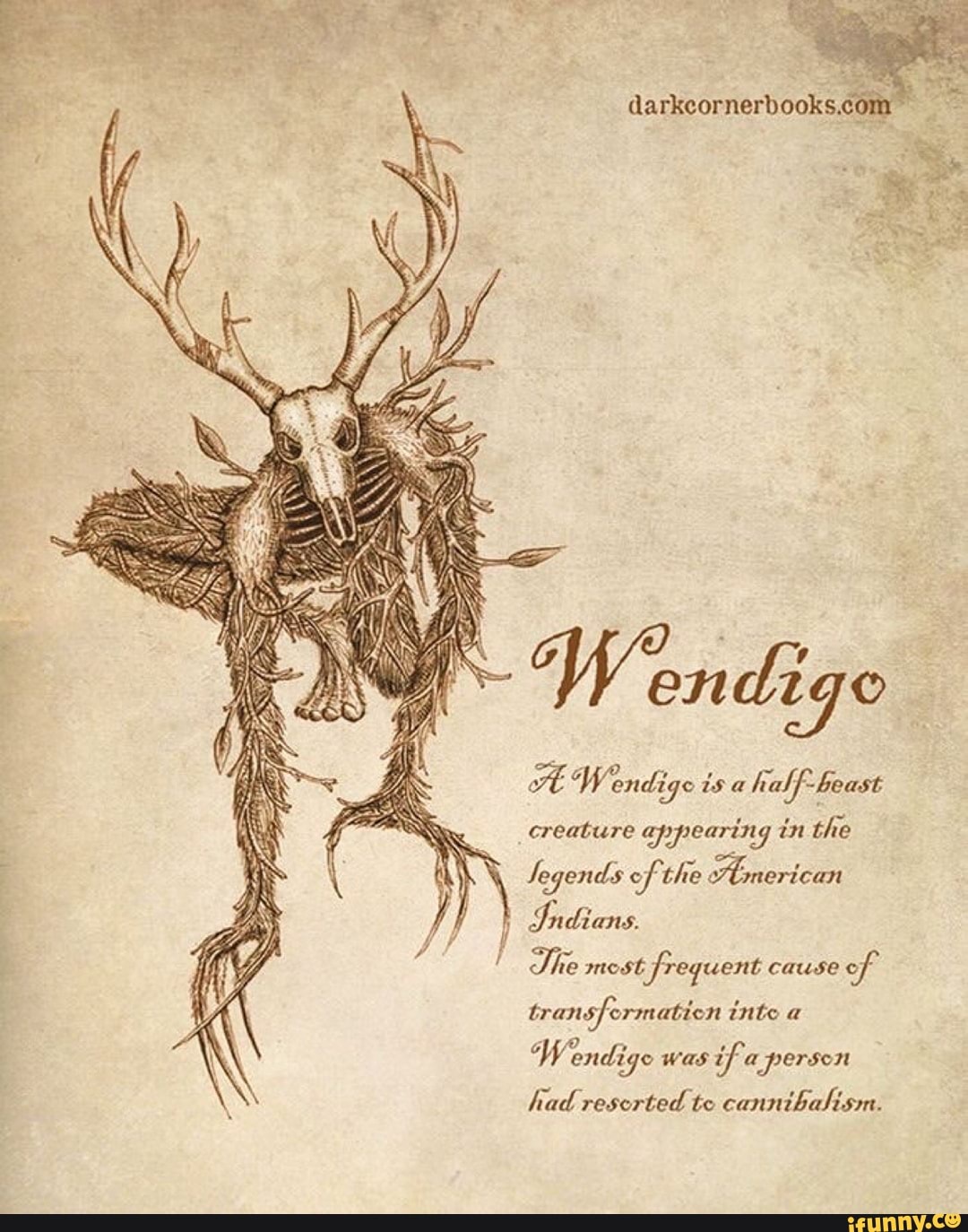 Wen digo AL Wendigo isahalf-heast creature appearing in the Jegends of ...