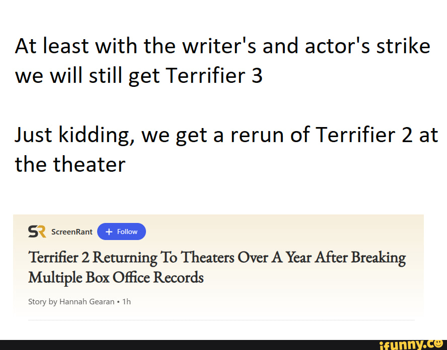 Terrifier memes. Best Collection of funny Terrifier pictures on iFunny