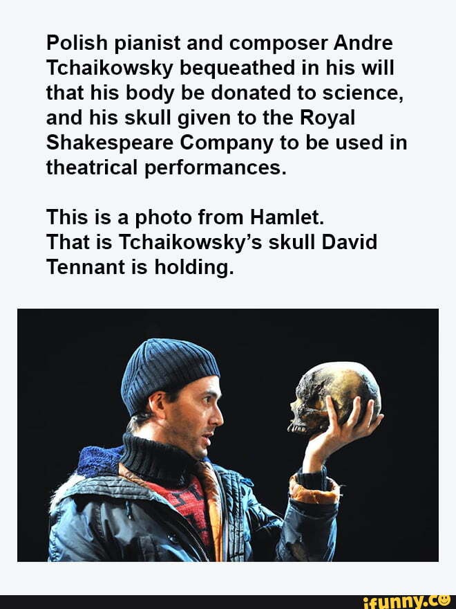 Polish pianist and composer Andre Tchaikowsky bequeathed in his will ...