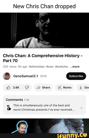 New Chris Chan dropped Chris Chan: A Comprehensive History - Part 70 K ...