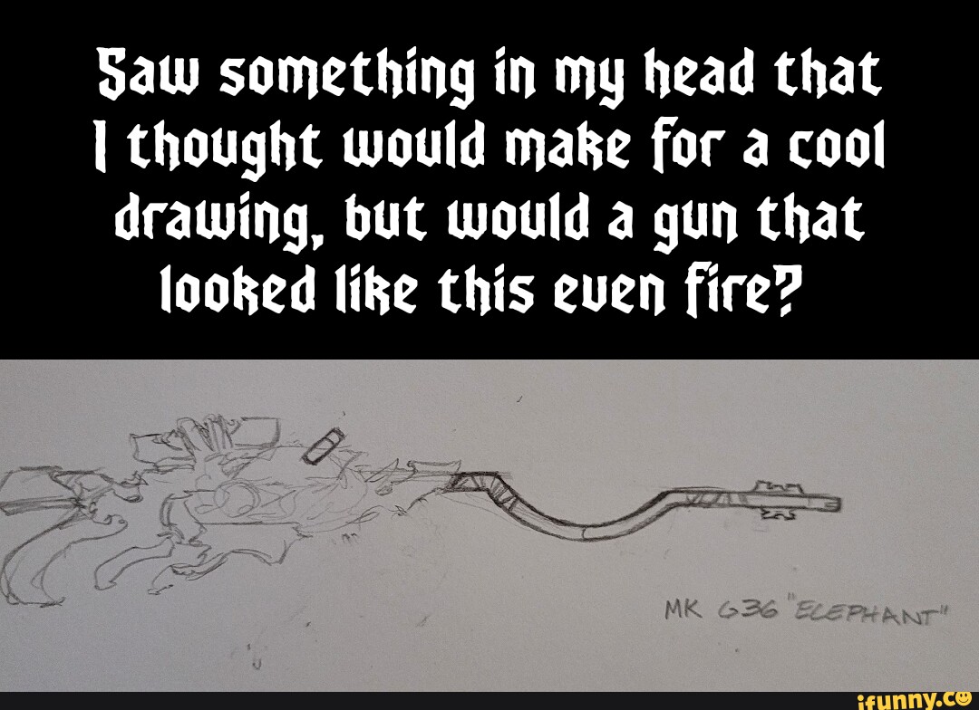 Gun To My Head Drawing