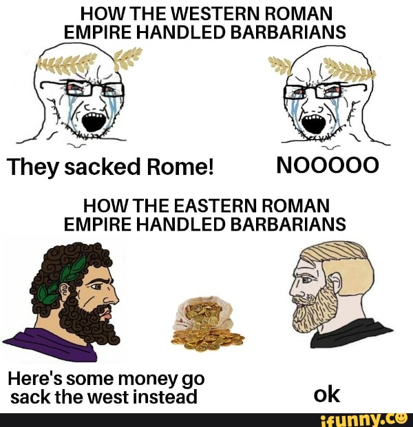 HOW THE WESTERN ROMAN EMPIRE HANDLED BARBARIANS They sacked Rome ...