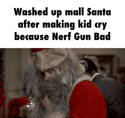Bad Santa Kid Meme