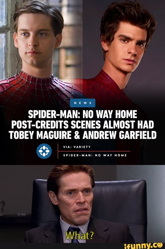 SPIDER-MAN: NO WAY HOME POST-CREDITS SCENES ALMOST HAD TOBEY MAGUIRE ...