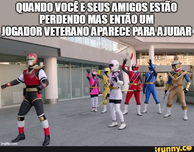 QUANDO VOCÊ E SEUS AMIGOS ESTÃO PERDENDO MAS ENTÃO UM JOGADOR VETERANO ...