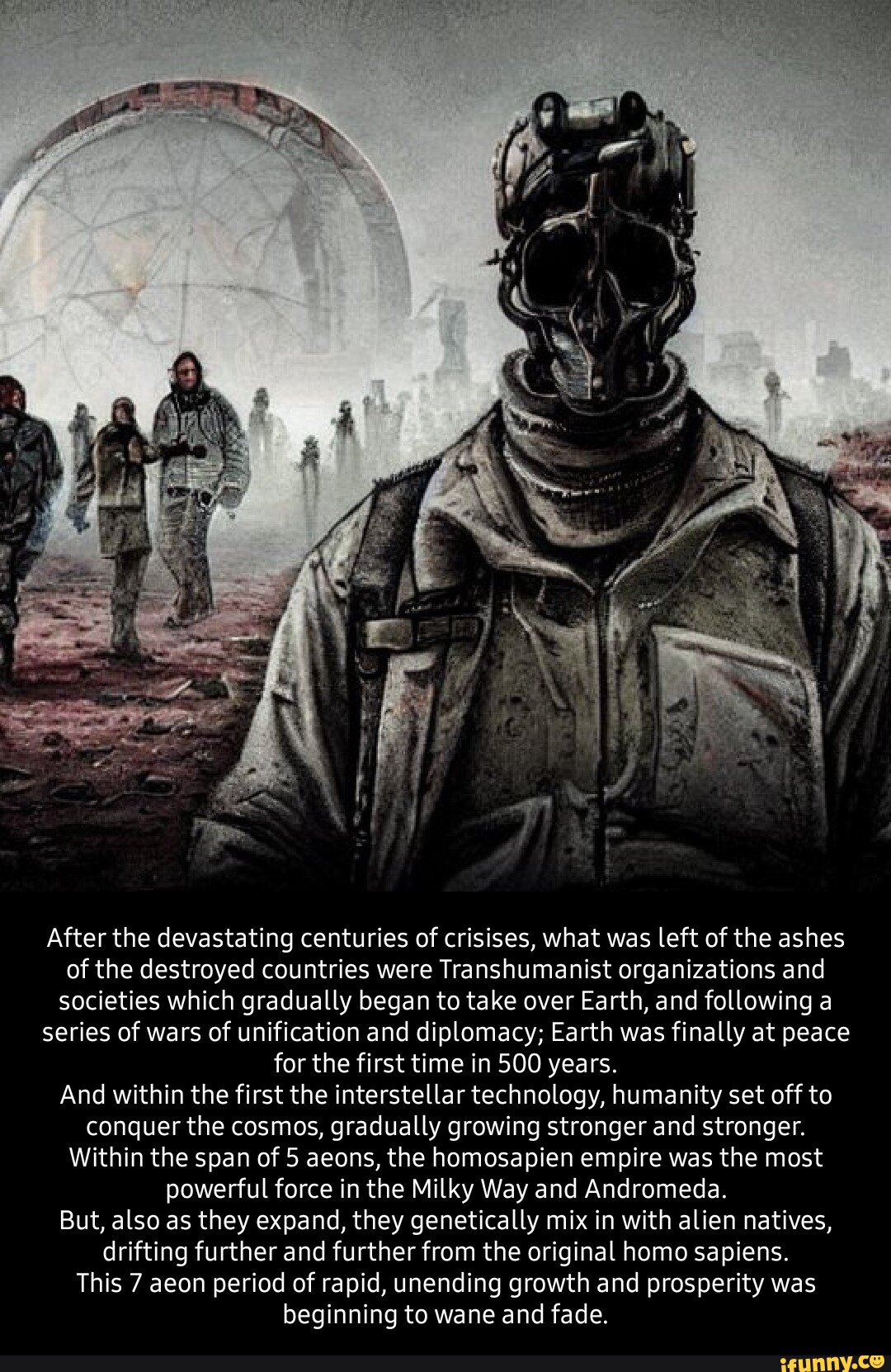 After the devastating centuries of crisises, what was left of the ashes ...