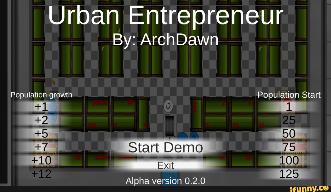 Urban Entrepreneur By: ArchDawn I Population growth Population Start 45 ...