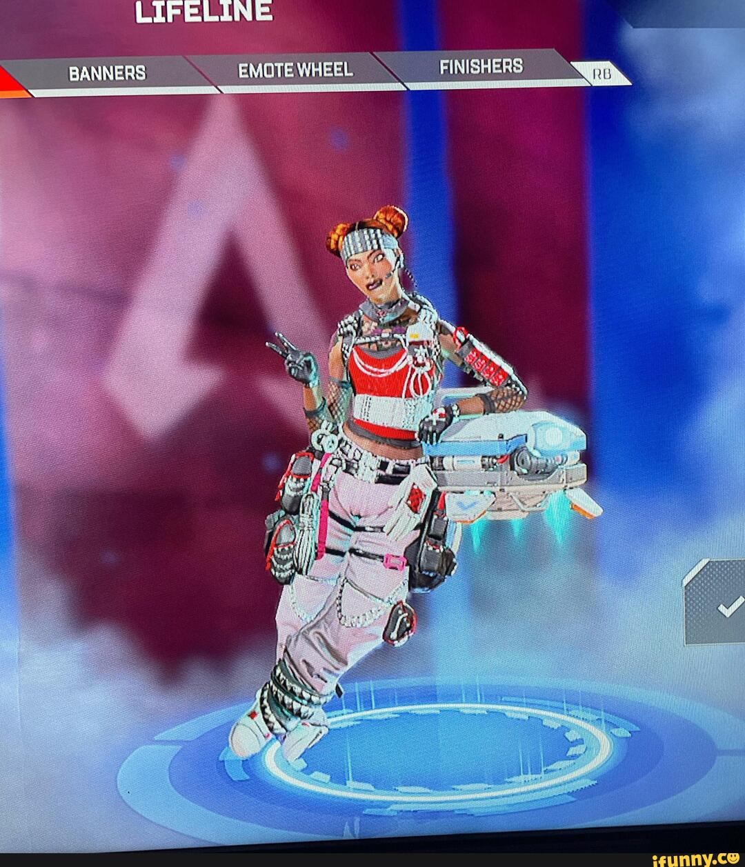LIFELINE BANNERS EMOTE WHEEL - iFunny