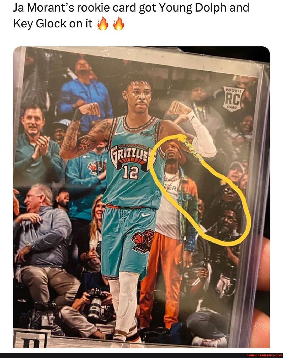 #JaMorant in a picture with Glock, wholesome version 🤣 - Ja Morant's ...