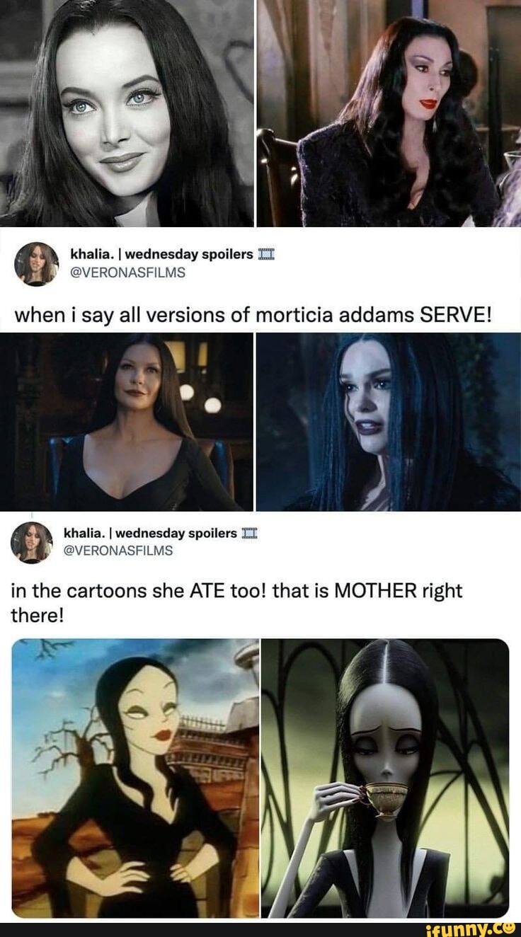 @ khalia. I wednesday @VERONASFILMS spoilers when i say all versions of ...