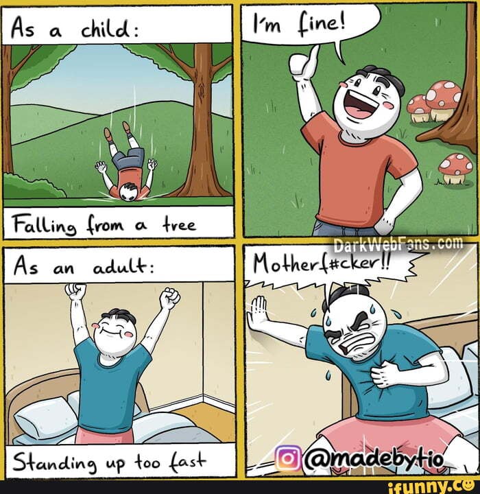 Sa child: Falling from a tree te/ - iFunny
