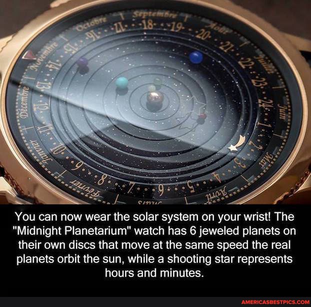 You can now wear the solar system on your wrist! The "Midnight ...
