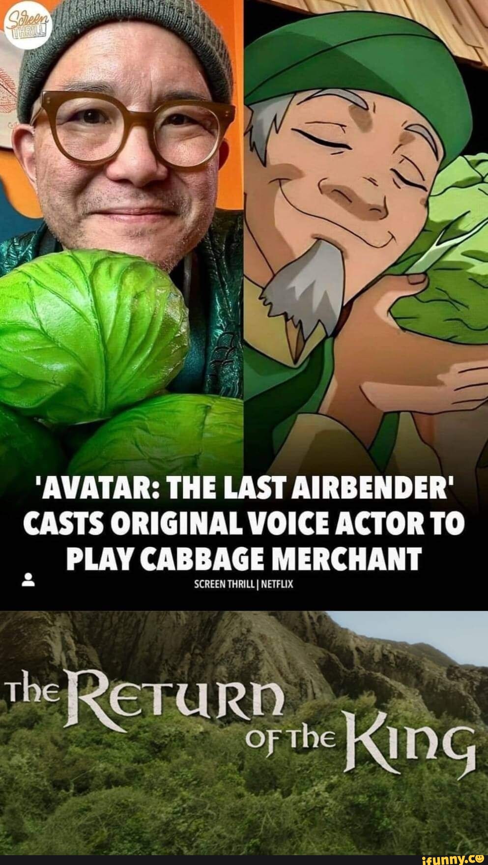 'AVATAR: THE LAST AIRBENDER' CASTS ORIGINAL VOICE ACTOR TO PLAY CABBAGE ...